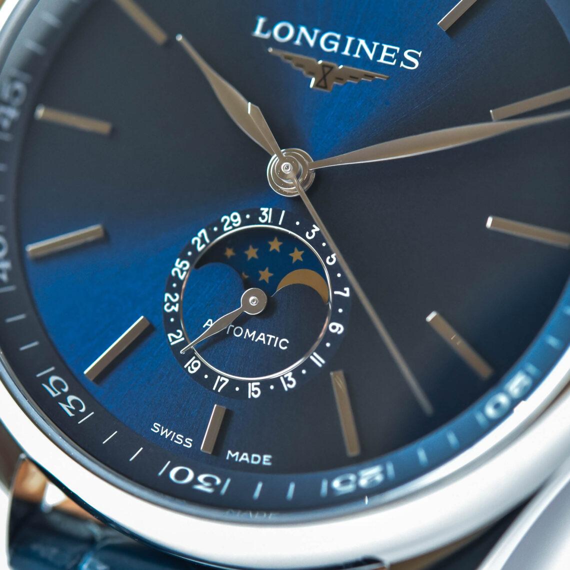 Longines Master Collection Moonphase 42mm Blue Dial